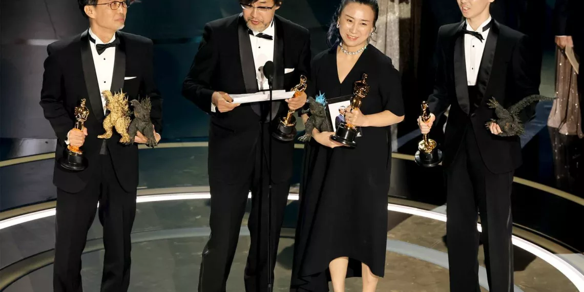 "Godzilla Minus One" Makes History with First Oscar Win for Iconic ...